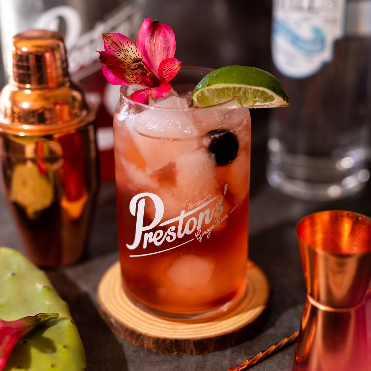 Prickly Pear & Hibiscus Ginger Beer